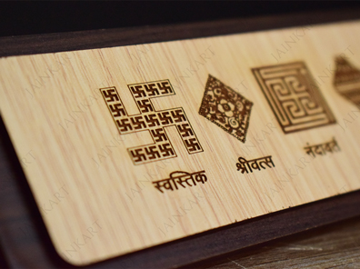 MDF Wooden Ashtmangal Patti - Buy Jain MDF Wooden Ashtmangal Patti ...