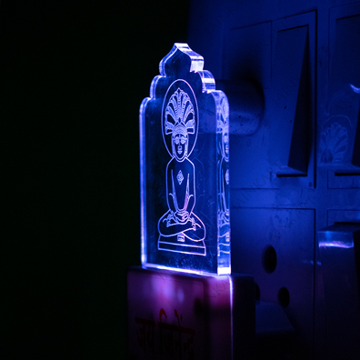 Parshwanath Bhagwan LED Multicolor Acrylic Night Lamp - Buy Jain ...