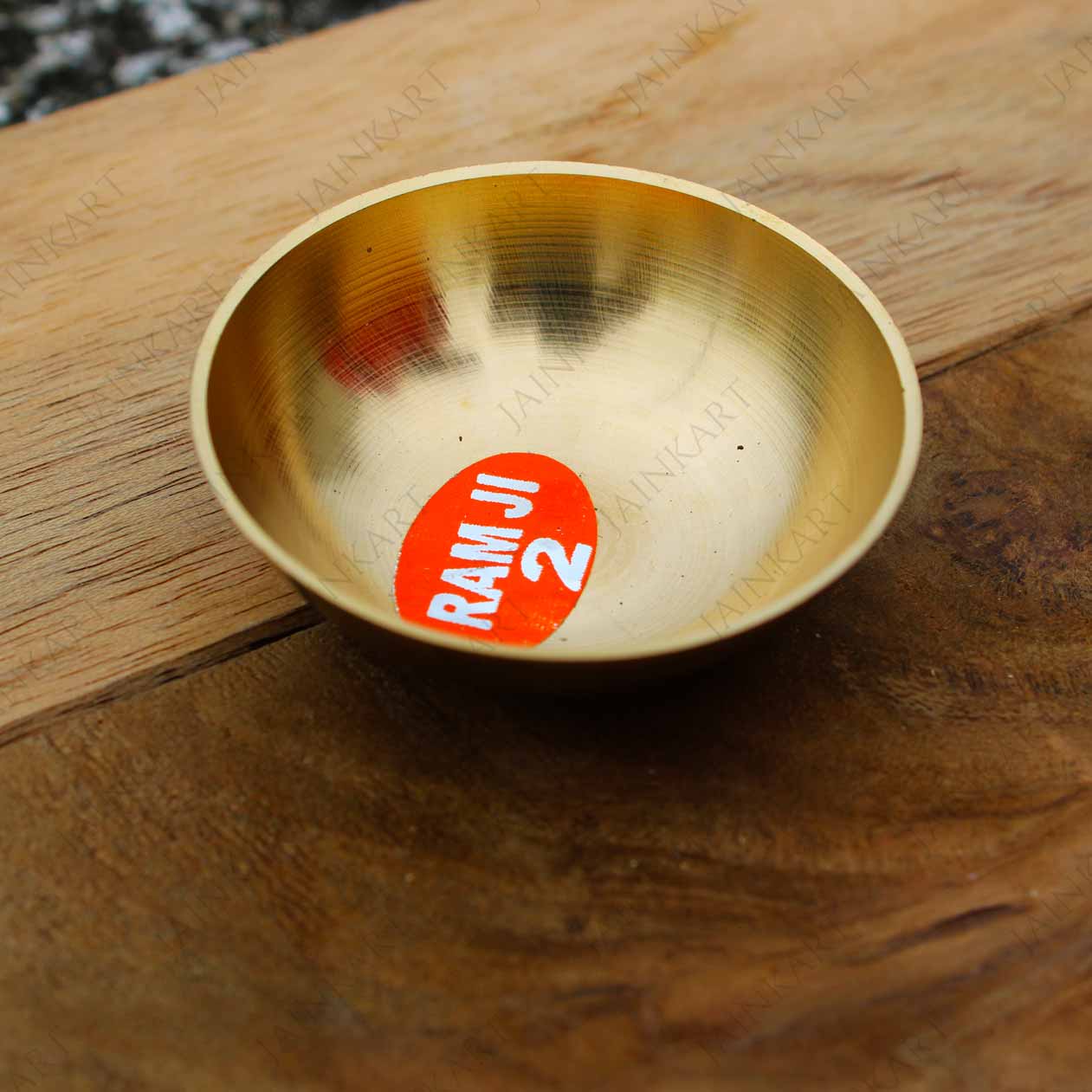 Pooja Thali And Katori Plain Metal Golden - Buy Jain Pooja Thali And ...