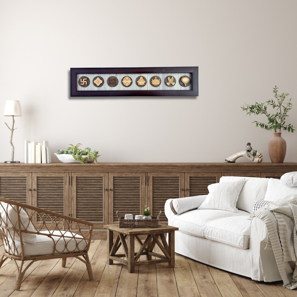 Carving Ashtmangal Frame - Buy Jain Carving Ashtmangal Frame Online ...