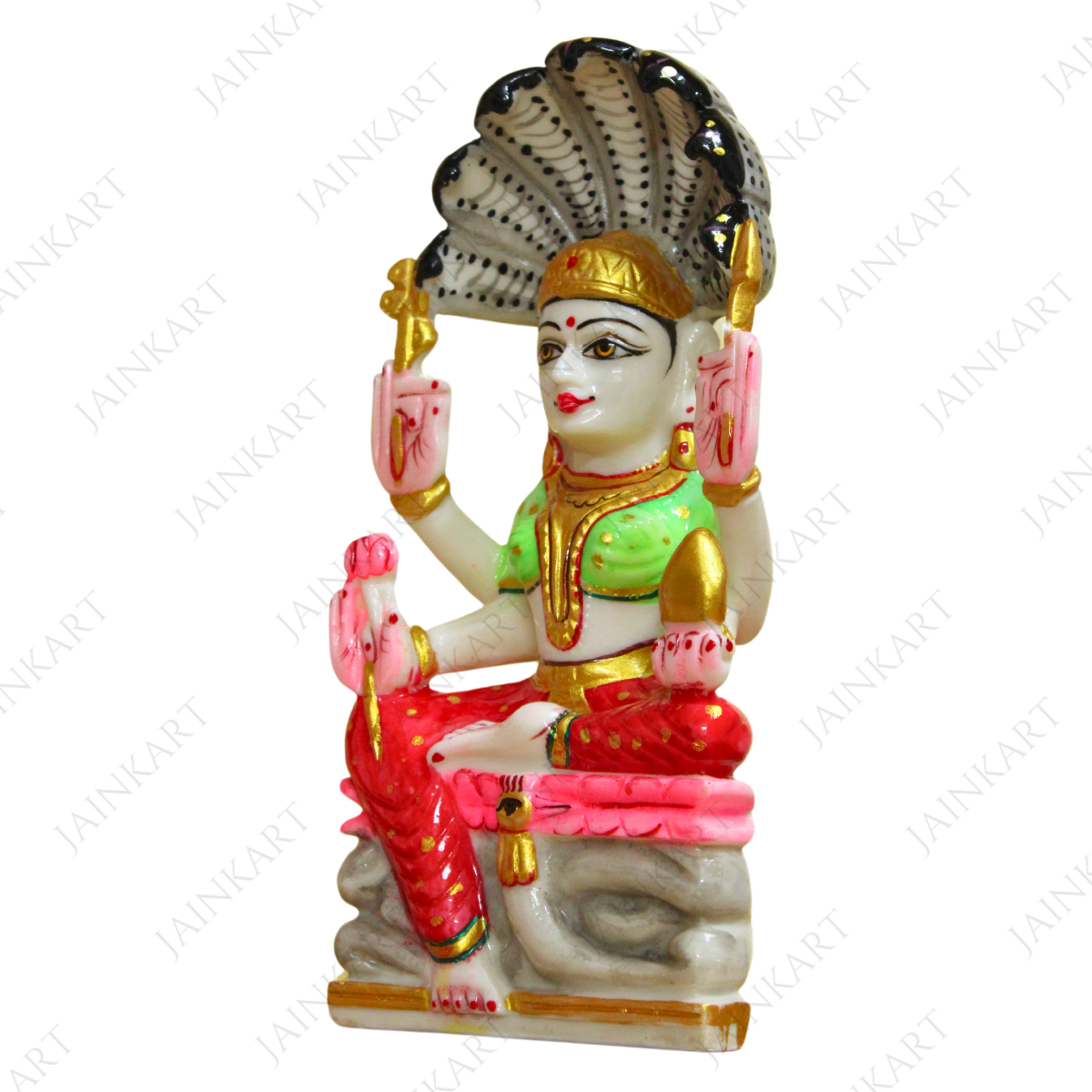 Padmavati Mata Marble powder Idol - Buy Jain Padmavati Mata Marble ...