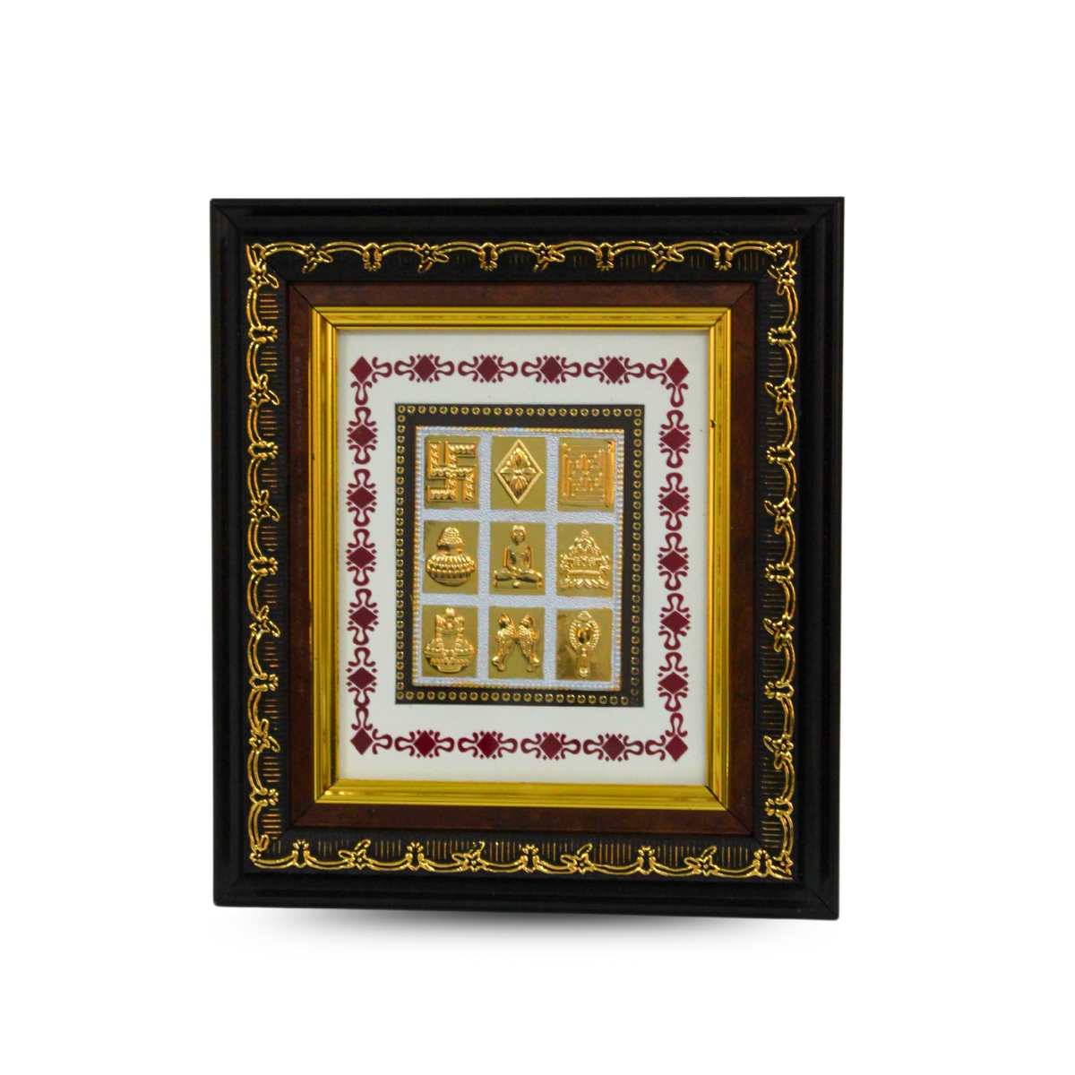 Ashtmangal Darshan Frame (Size - 8 x 9 inches) - Buy Jain Ashtmangal ...