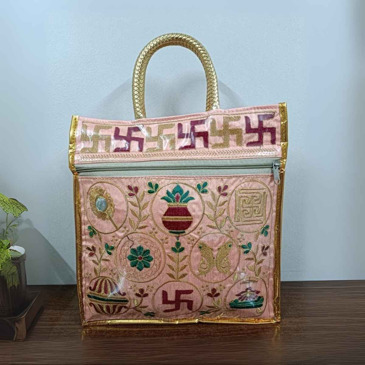 Ashtmangal Standing Samayik Bag | Jainkart